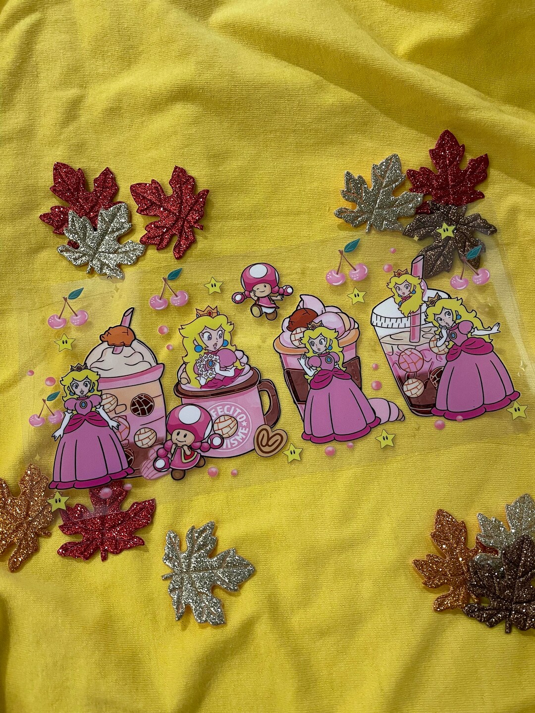 Princess Peach UV Transfer, 16 Oz Libbey Size - Etsy