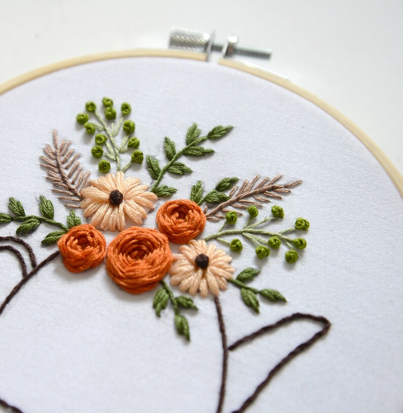 Embroidery Pattern PDF for Beginner Hand Embroidery Design - Etsy