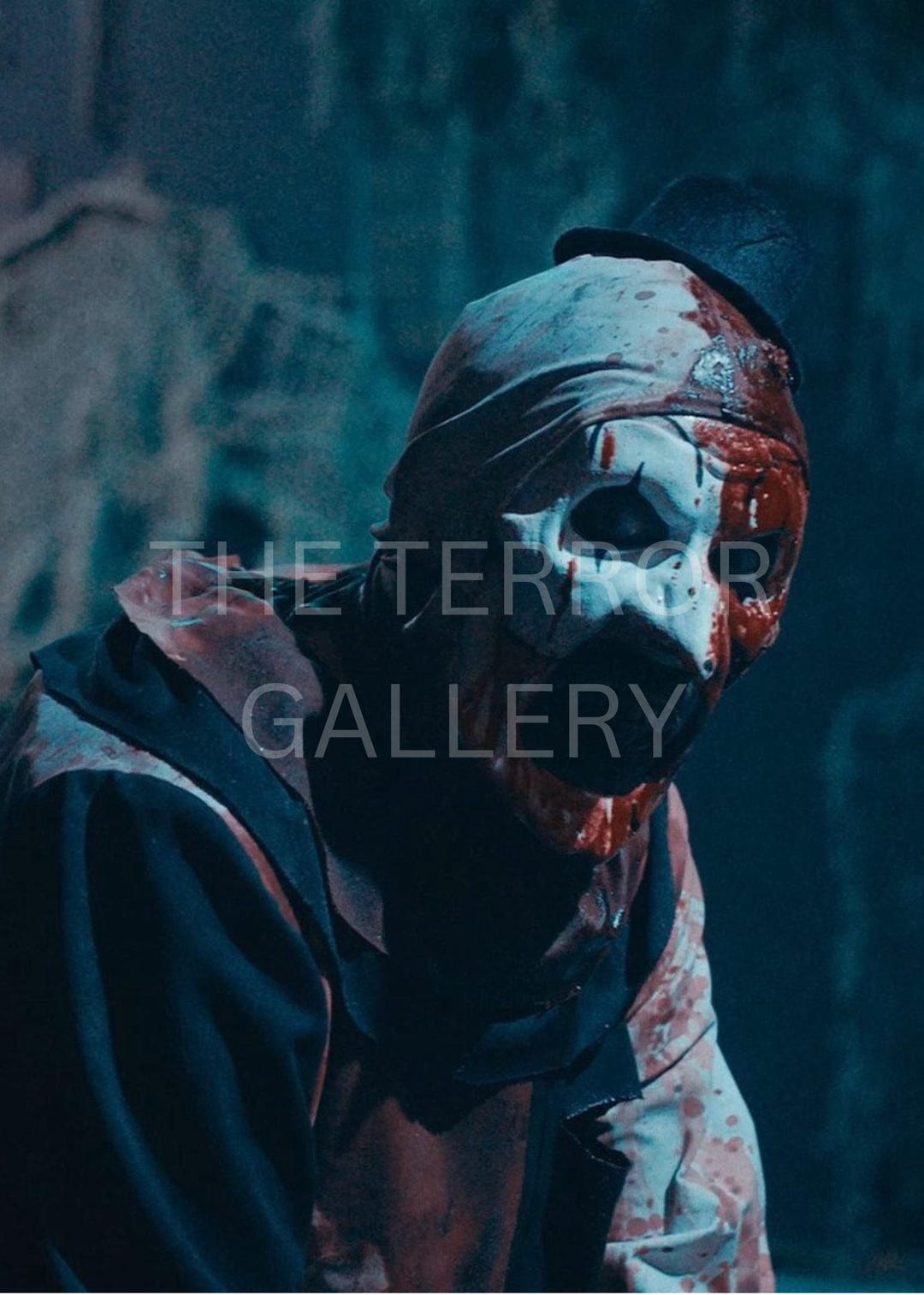 Art the Clown Creepy Face & Bloody Photo Print Terrifier Movie Art ...