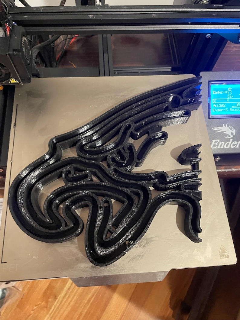 3D Printed Eagle Neon Sign STL Files - Etsy