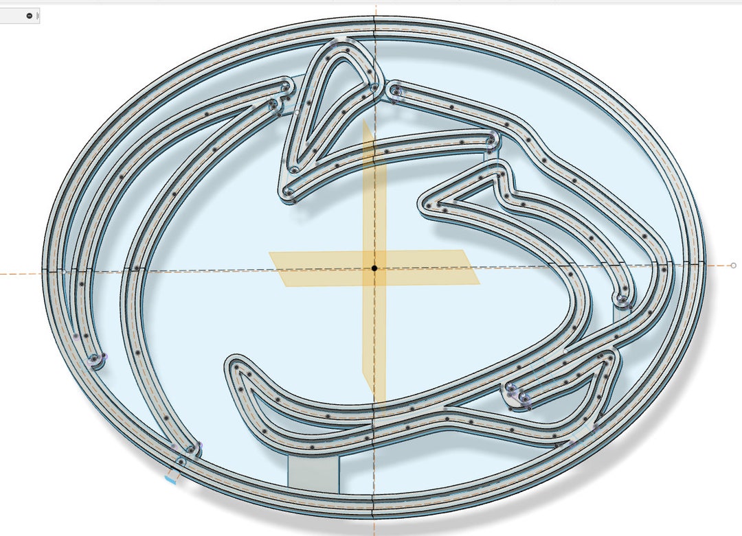 3D Printed Penn State Neon Sign STL Files | Nittany Lions Neon Sign ...