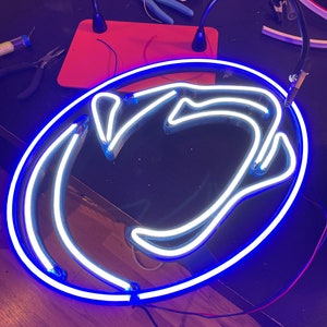 3D Printed Penn State Neon Sign STL Files | Nittany Lions Neon Sign ...