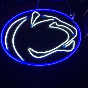 3D Printed Penn State Neon Sign STL Files | Nittany Lions Neon Sign ...