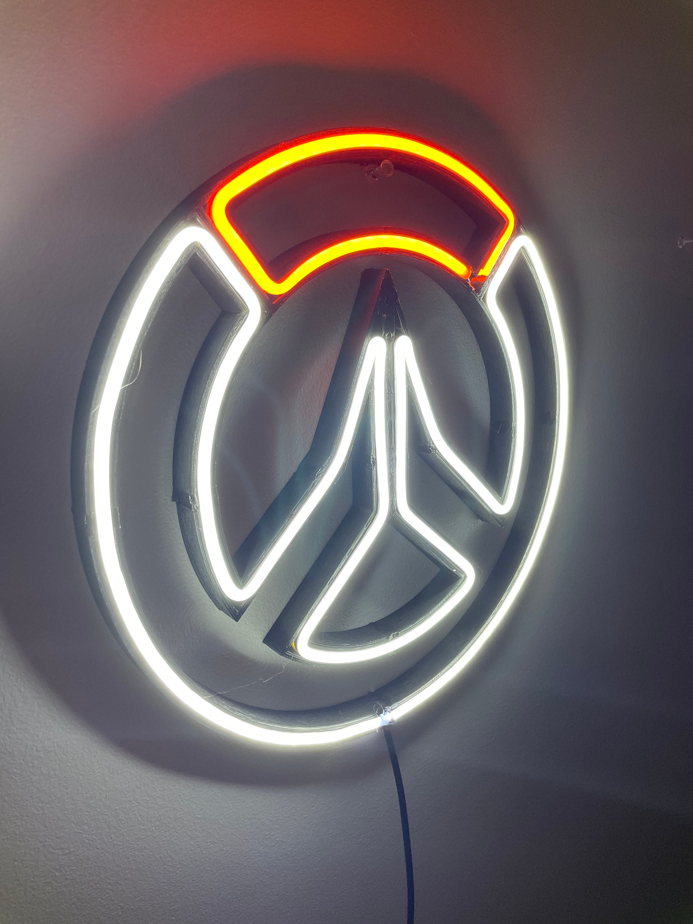 3D Printed Overwatch Neon Sign STL Files - Etsy