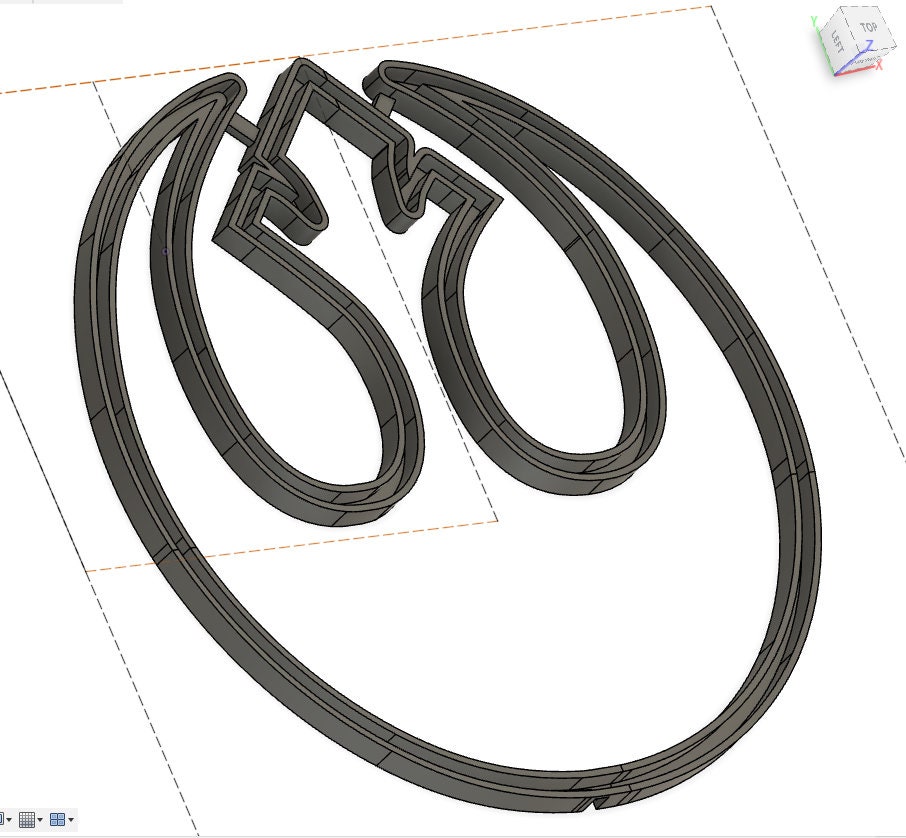 3D Printed Rebellion Neon Sign STL Files SW Neon Sign Files - Etsy