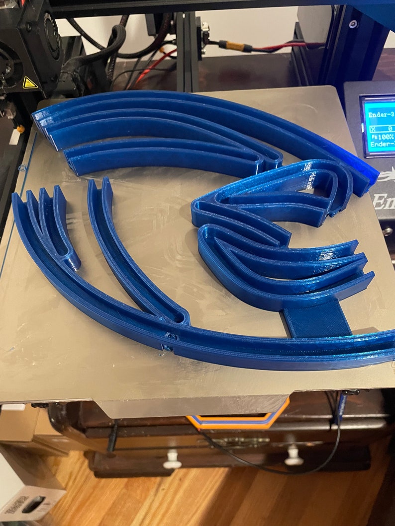 3D Printed Penn State Neon Sign STL Files Nittany Lions Neon - Etsy