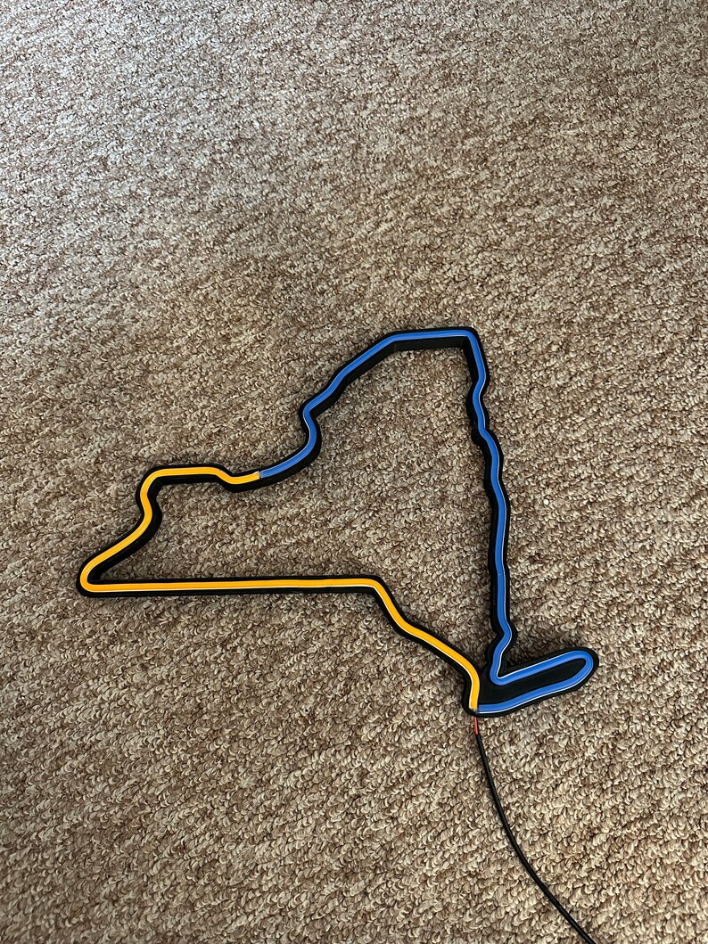 3D Printed New York State Neon Sign STL Files I Love NY Neon - Etsy