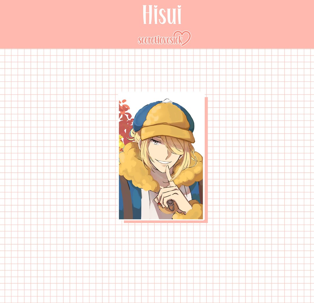 Hisui Trainer Wielder Volo Different Size Prints - Etsy