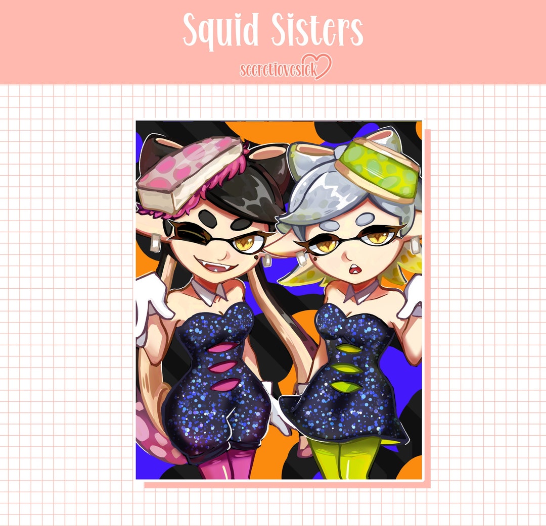 Squid Sisters/off the Hook/deep Cut 8x11 Print - Etsy