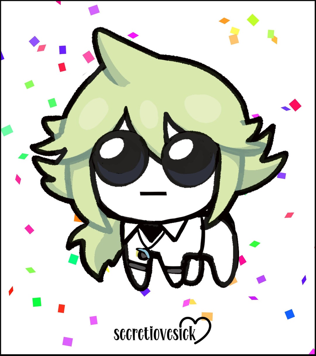 N TBH Autism Creatures 2.5in Glitter Epoxy Acrylic Keychains - Etsy