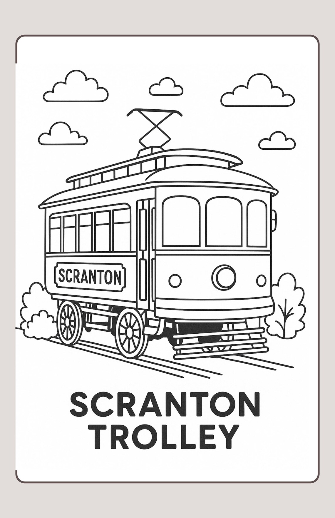 Scranton Coloring Pages, Home of the Office - Etsy
