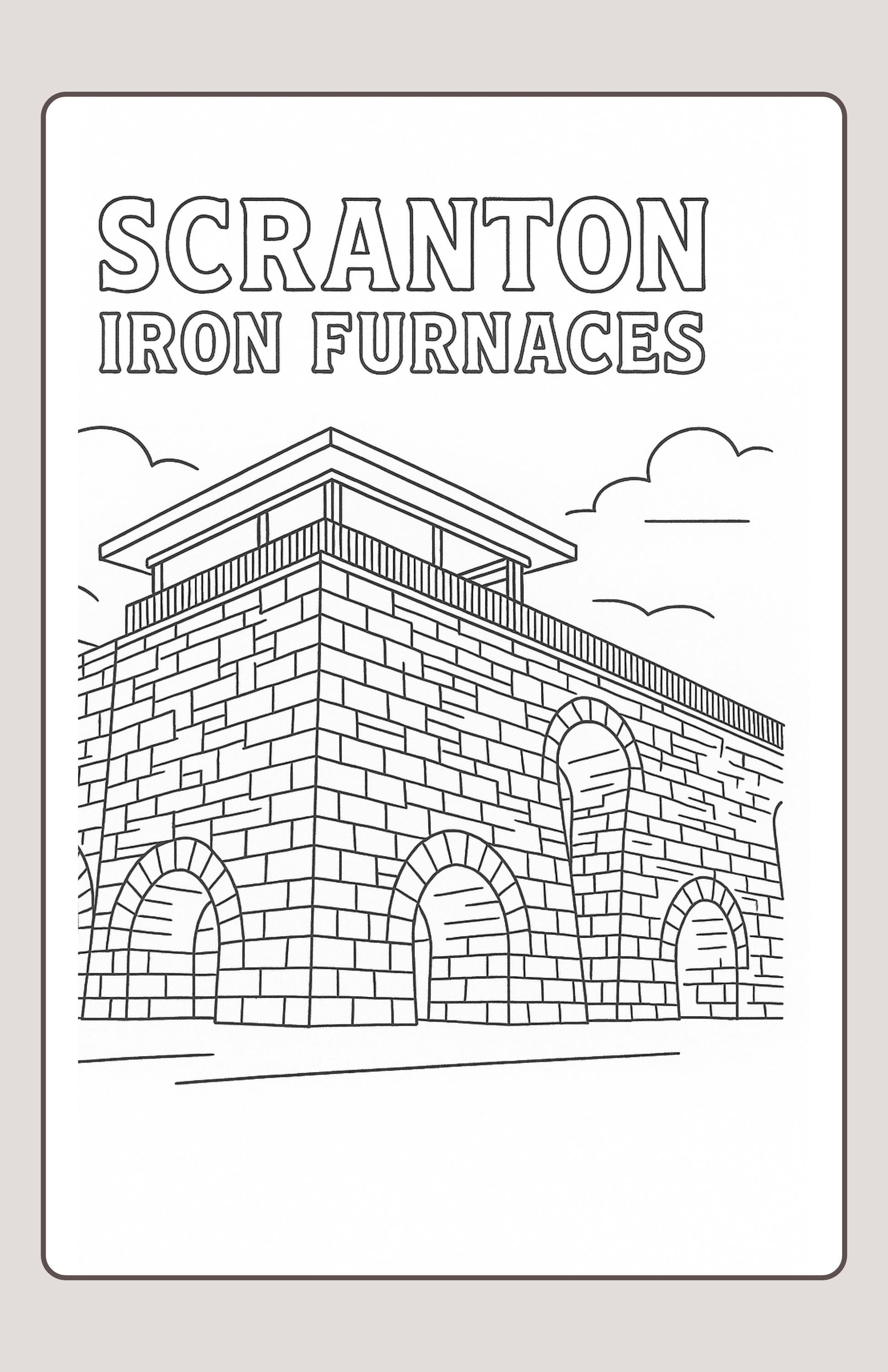 Scranton Coloring Pages, Home of the Office - Etsy