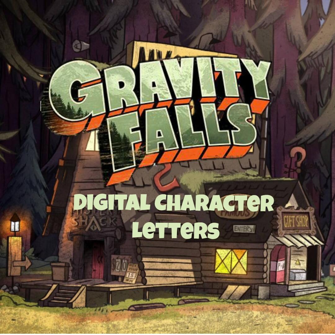 Gravity Falls Character Letter - Etsy
