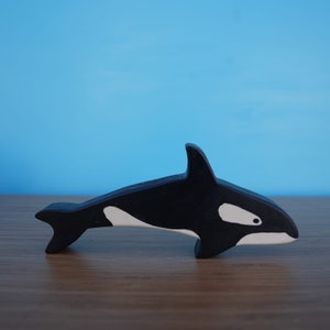 Sea Animals Wooden Toys, Shark Toy, Marine Animals Set, Dolphin Toy ...