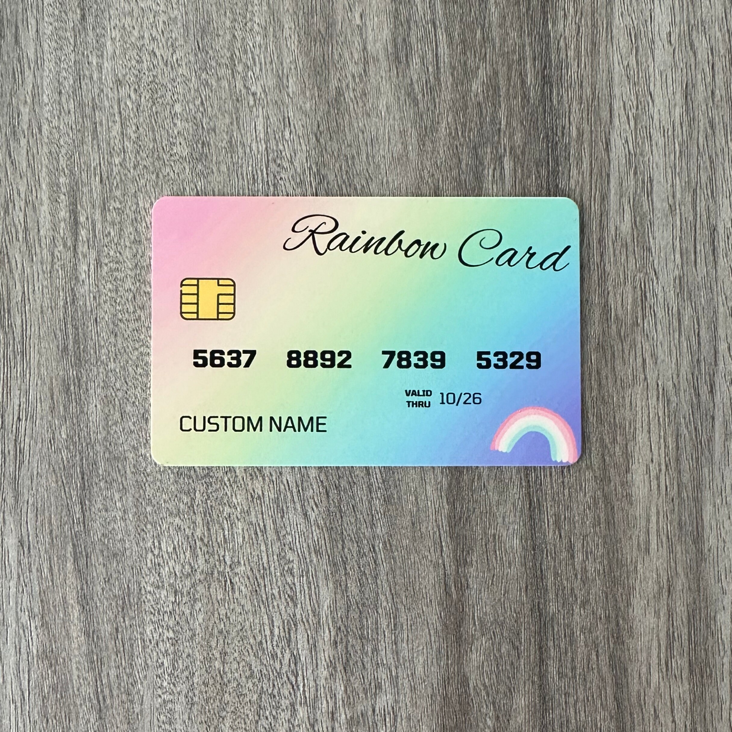 Custom Play Credit Card, Personalized Credit Card, Credit Card Toy - Etsy