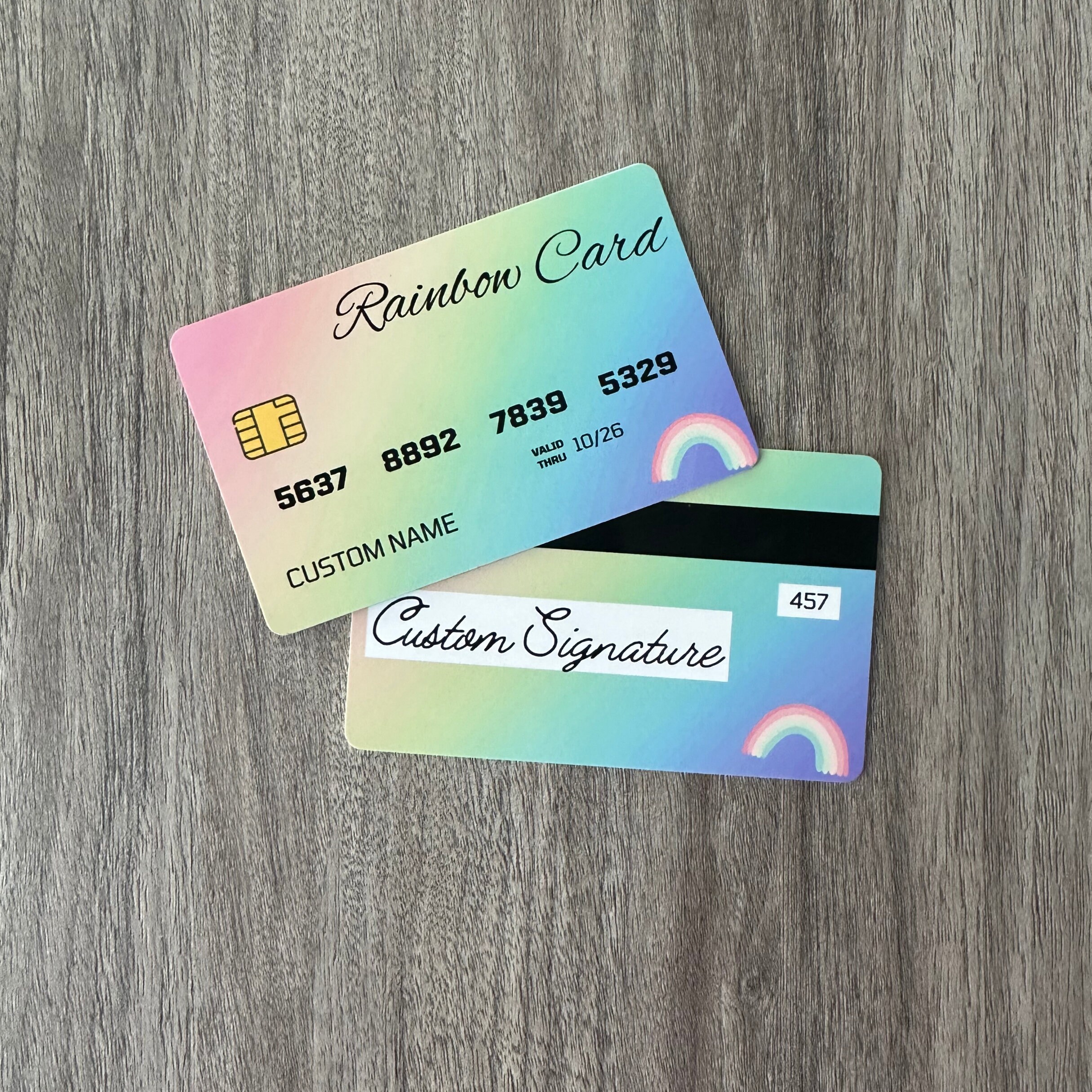 Custom Play Credit Card, Personalized Credit Card, Credit Card Toy - Etsy