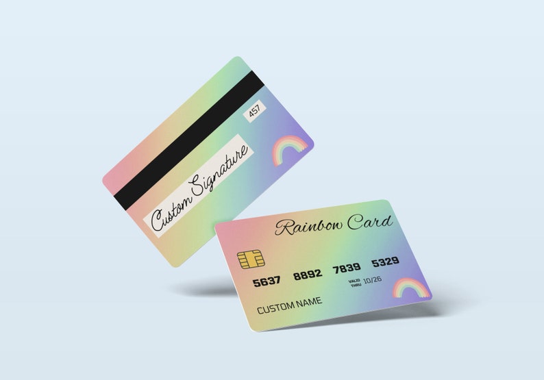 Custom Play Credit Card, Personalized Credit Card, Credit Card Toy - Etsy