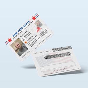 Spoof Back Seat Driver's License Gift - Fully Customizable - Etsy