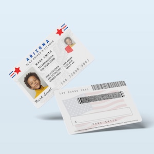 Custom Kids Driver's License, Fully Customizable Play ID Card - Etsy