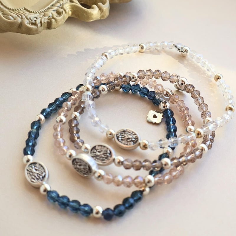 St Michael Beads Bracelet - Etsy