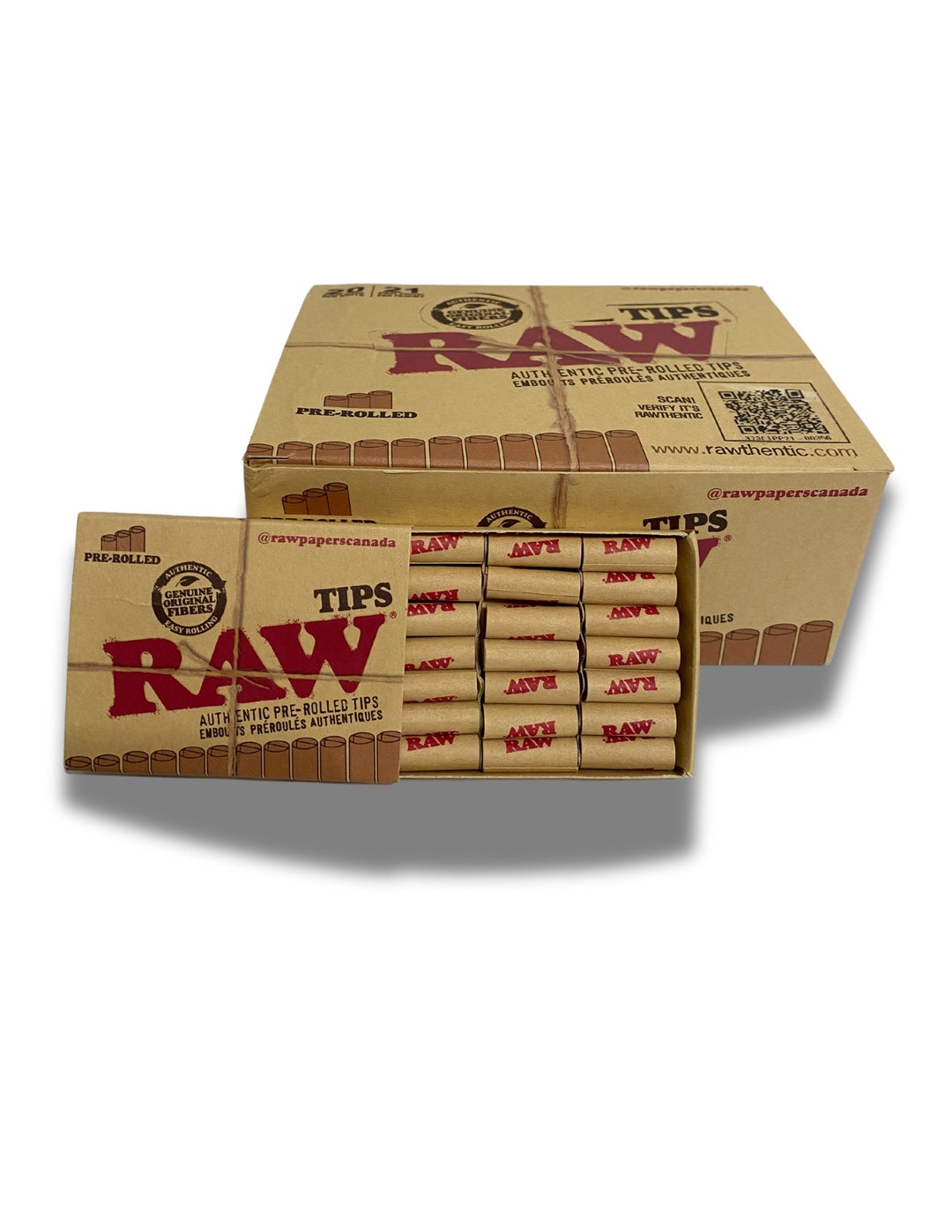 Raw Pre Rolled Tips / 21 Pre Rolled Tips per Pack - Etsy