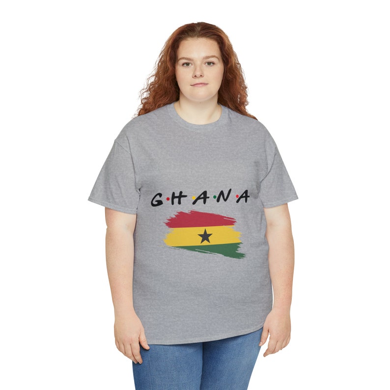 Retro Ghana Flag With Friends Font Style/ghanaian Flag T-shirt Gift ...
