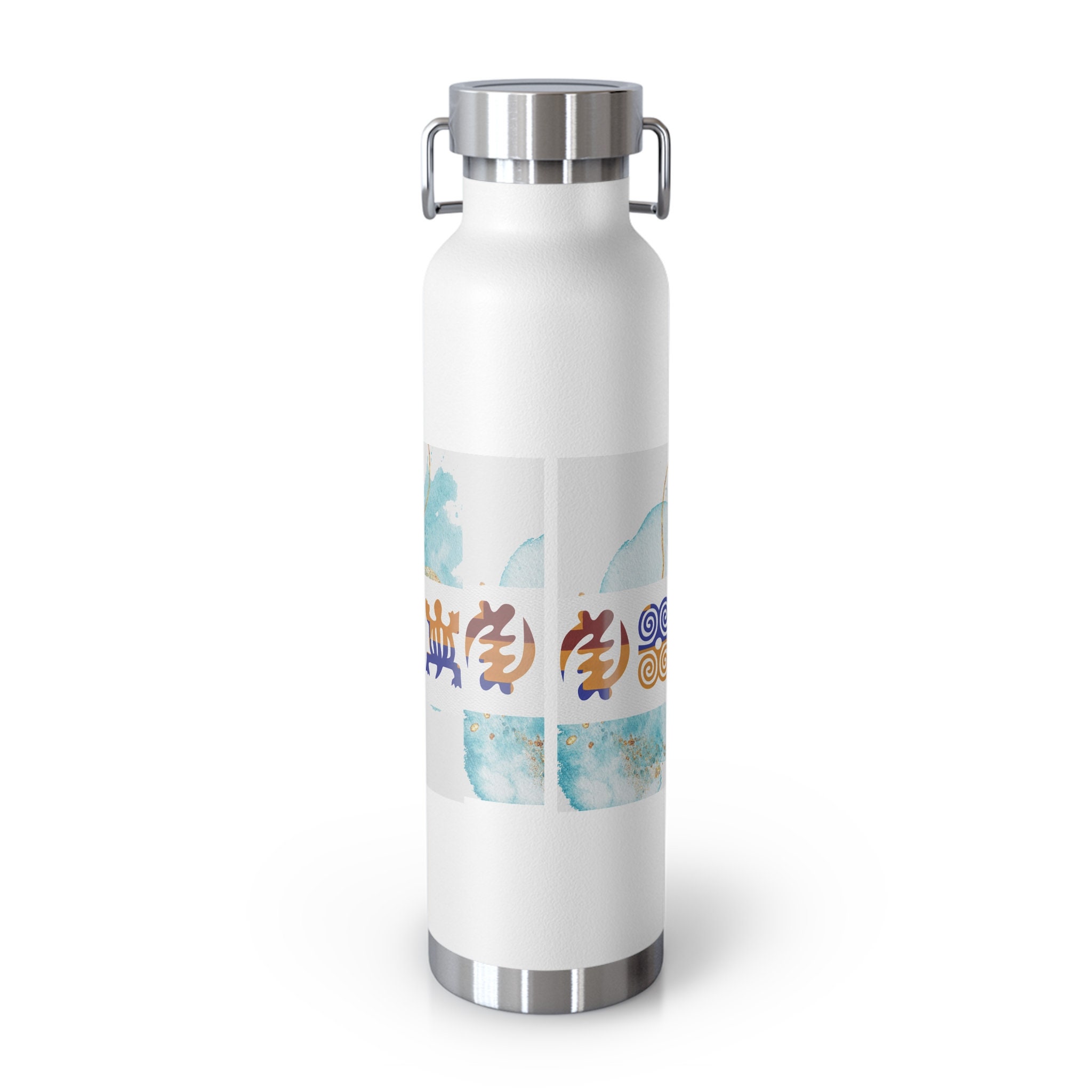 Adinkra Wisdom on the Go: Ghanaian Symbols Copper Vacuum Insulated ...