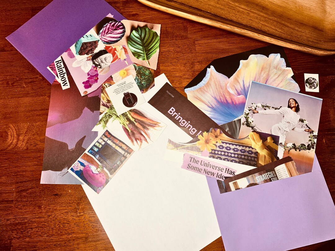 Purple Berry Fashion Magazine Cutouts for Vision Boards, Collages, Mood ...