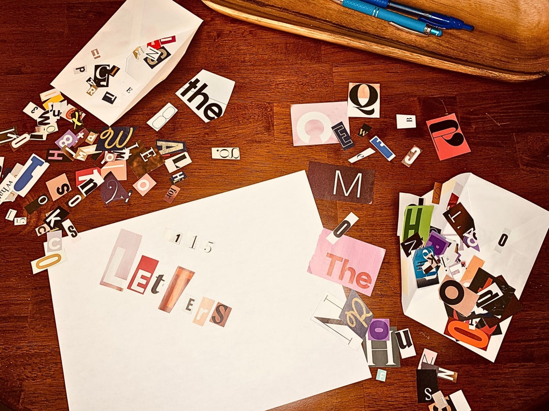 111 Alphabet Magazine Letter and Cutouts for Mixed Media Art Collages ...