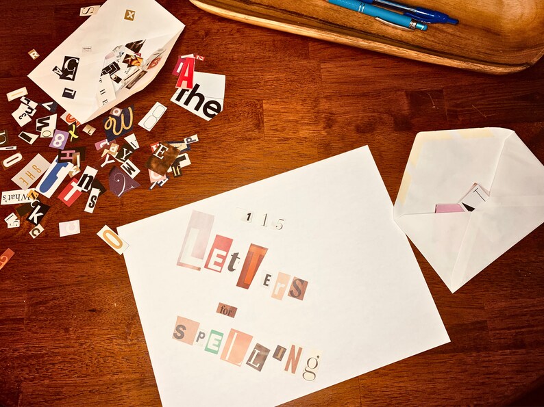 Alphabet Magazine Letter Cutouts for Mixed Media Art Collages, Mood ...