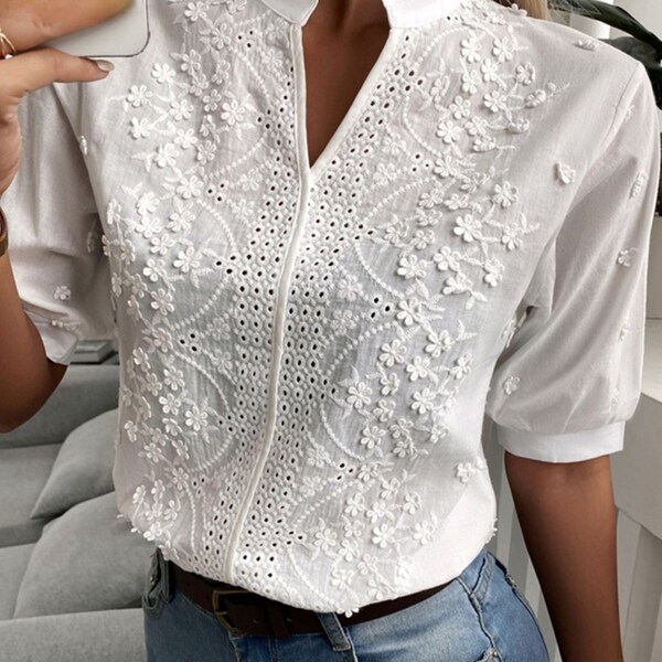 Lace Blouse - Etsy