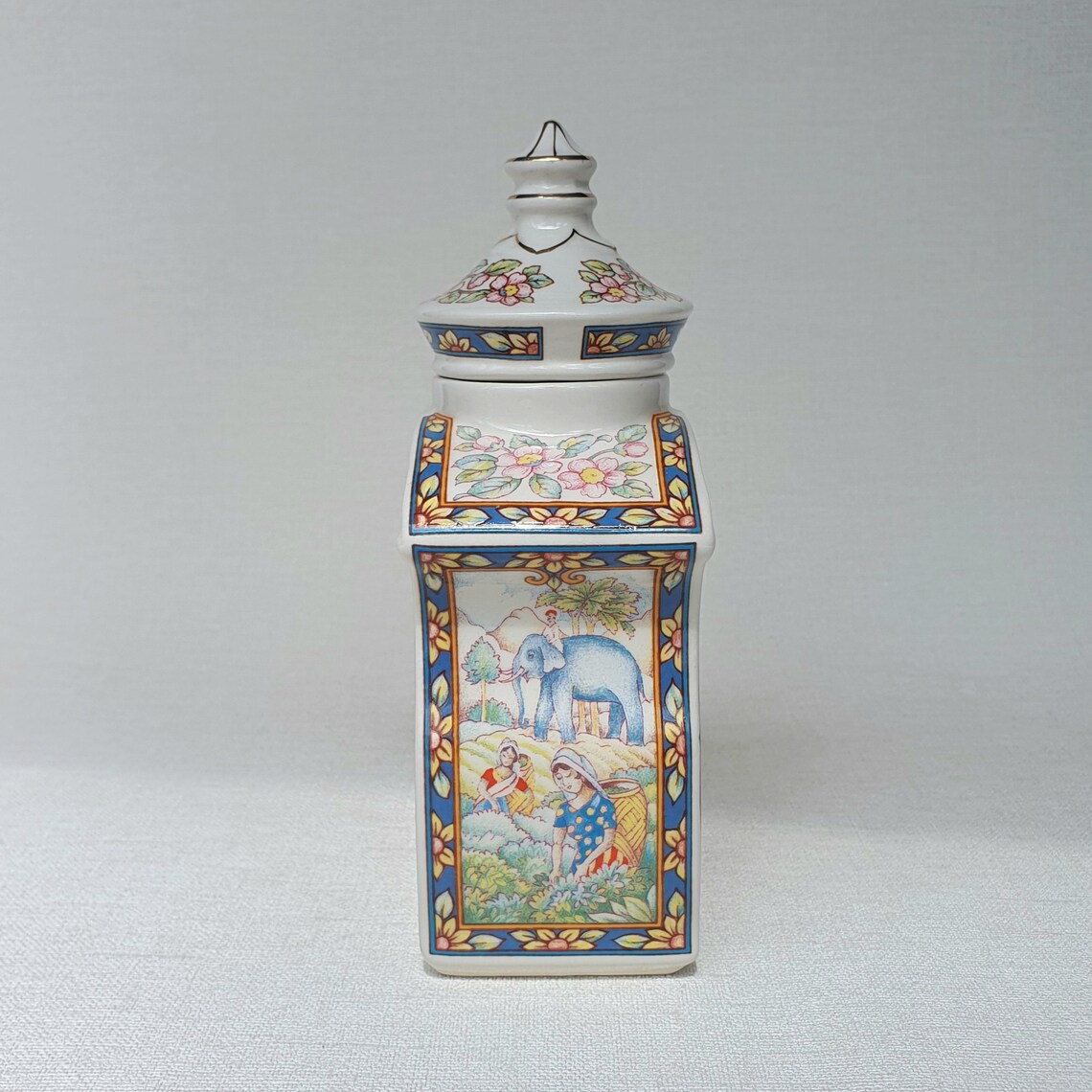 Vintage Tea Caddy Ceylon Tea by Sadler, World of Tea Collection Series ...