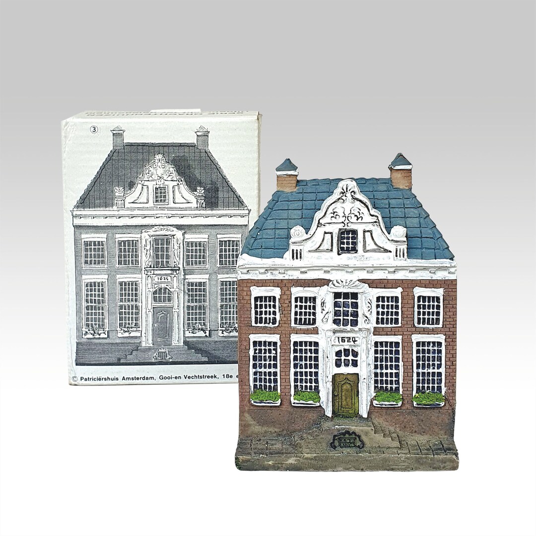 Vintage Dutch Miniature Canal House From the Amsterdam Series - Etsy