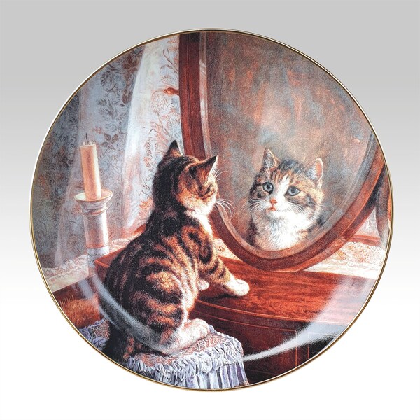 Cat Decorative Plate - Etsy