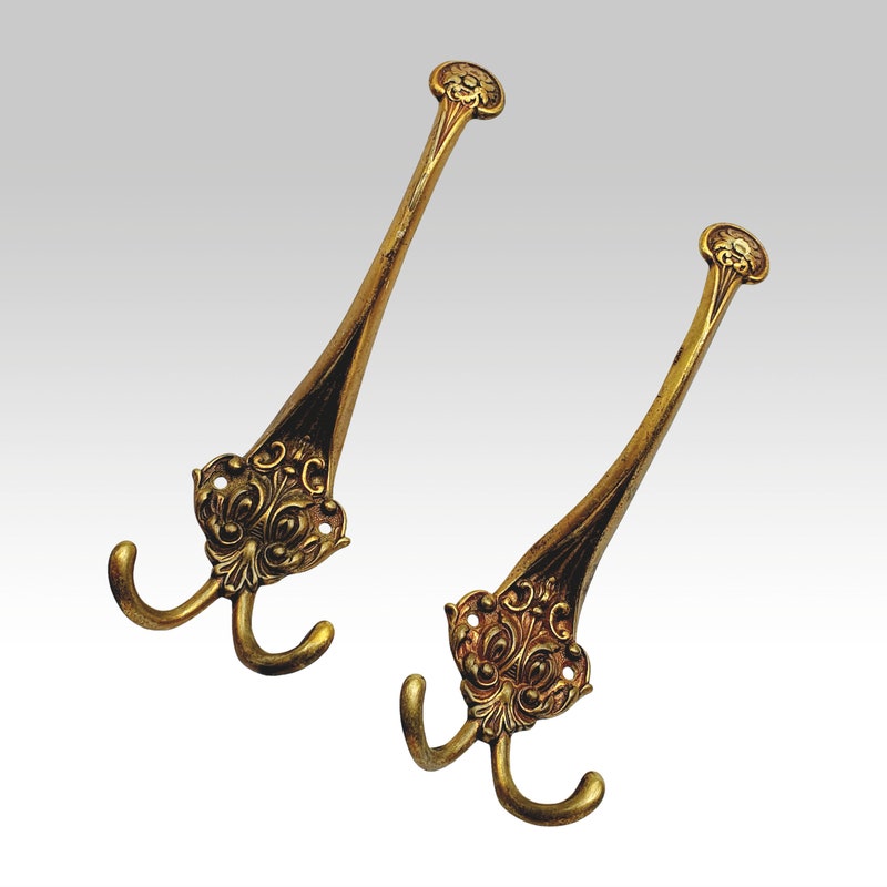 Solid Brass Hooks - Etsy