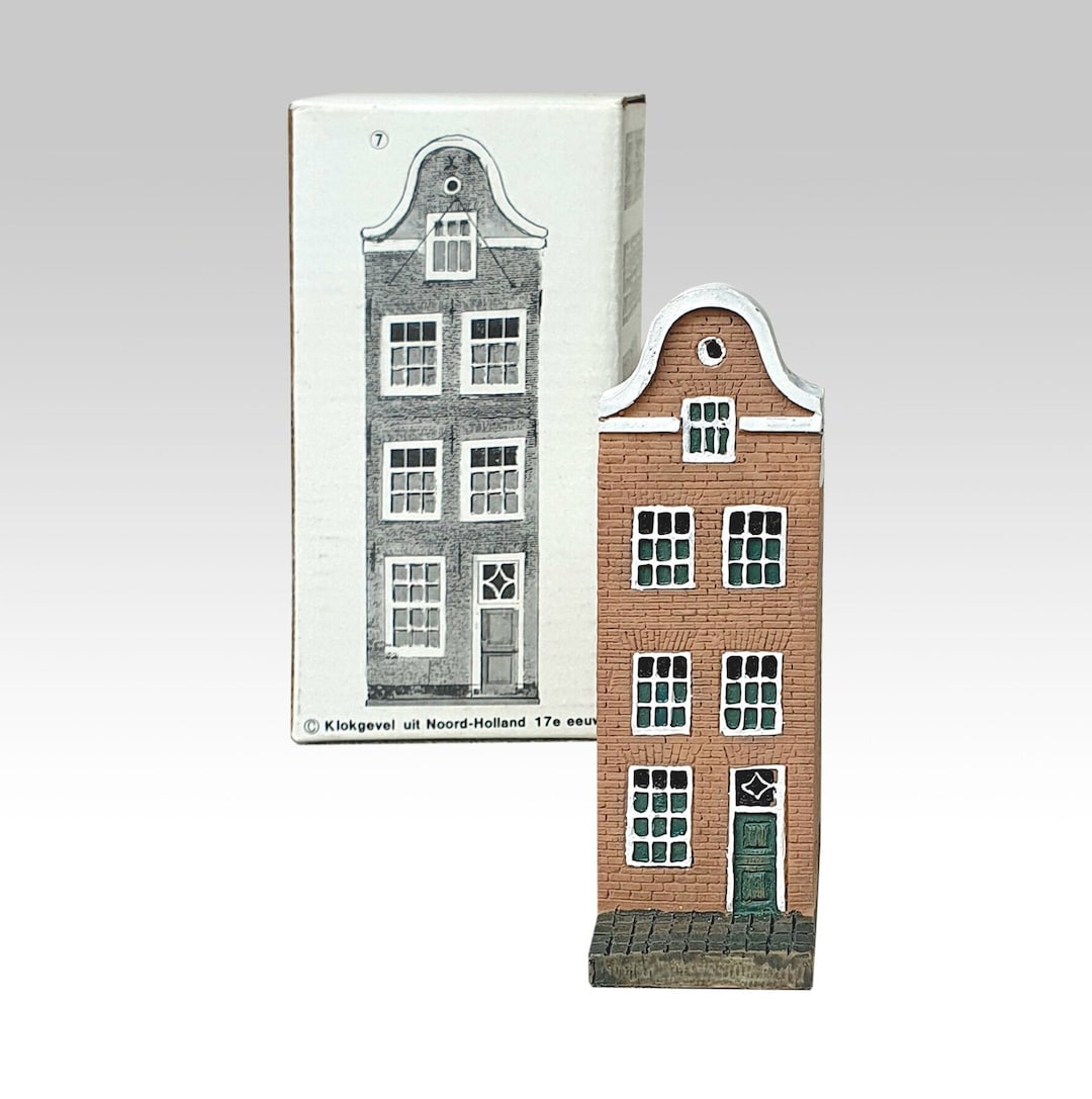 Vintage Dutch Miniature Canal House From the Amsterdam Series by ...