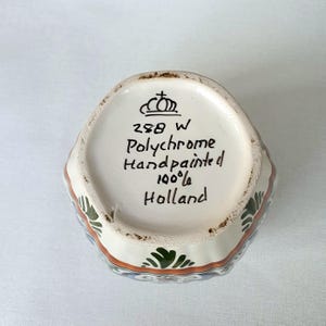 Royal Delft Blue Polychrome Set of 3 Vases, Hand Painted, From Holland ...