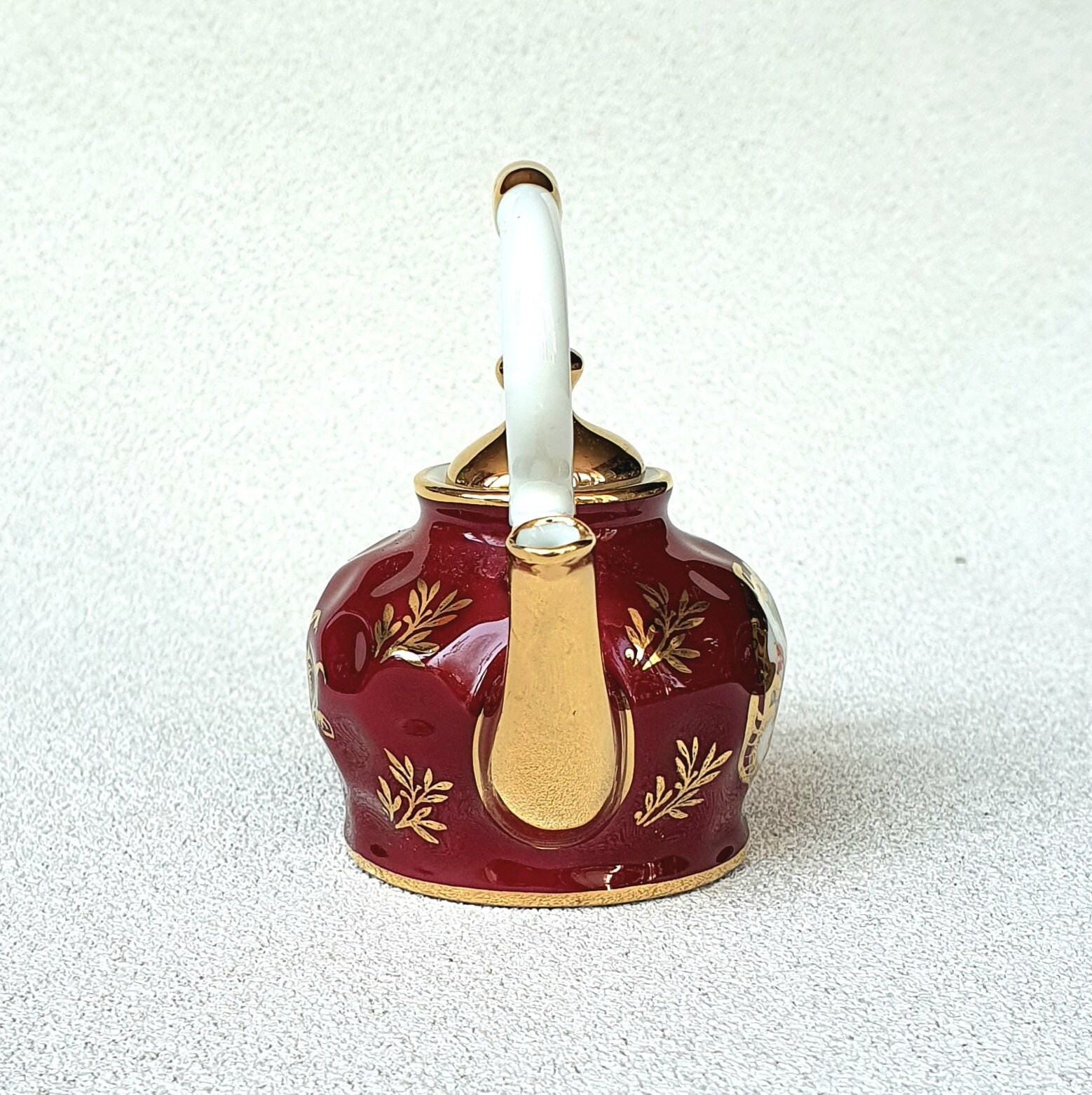 Limoges Fragonard, Porcelain Miniature Kettle, Vintage Porcelain Mini ...