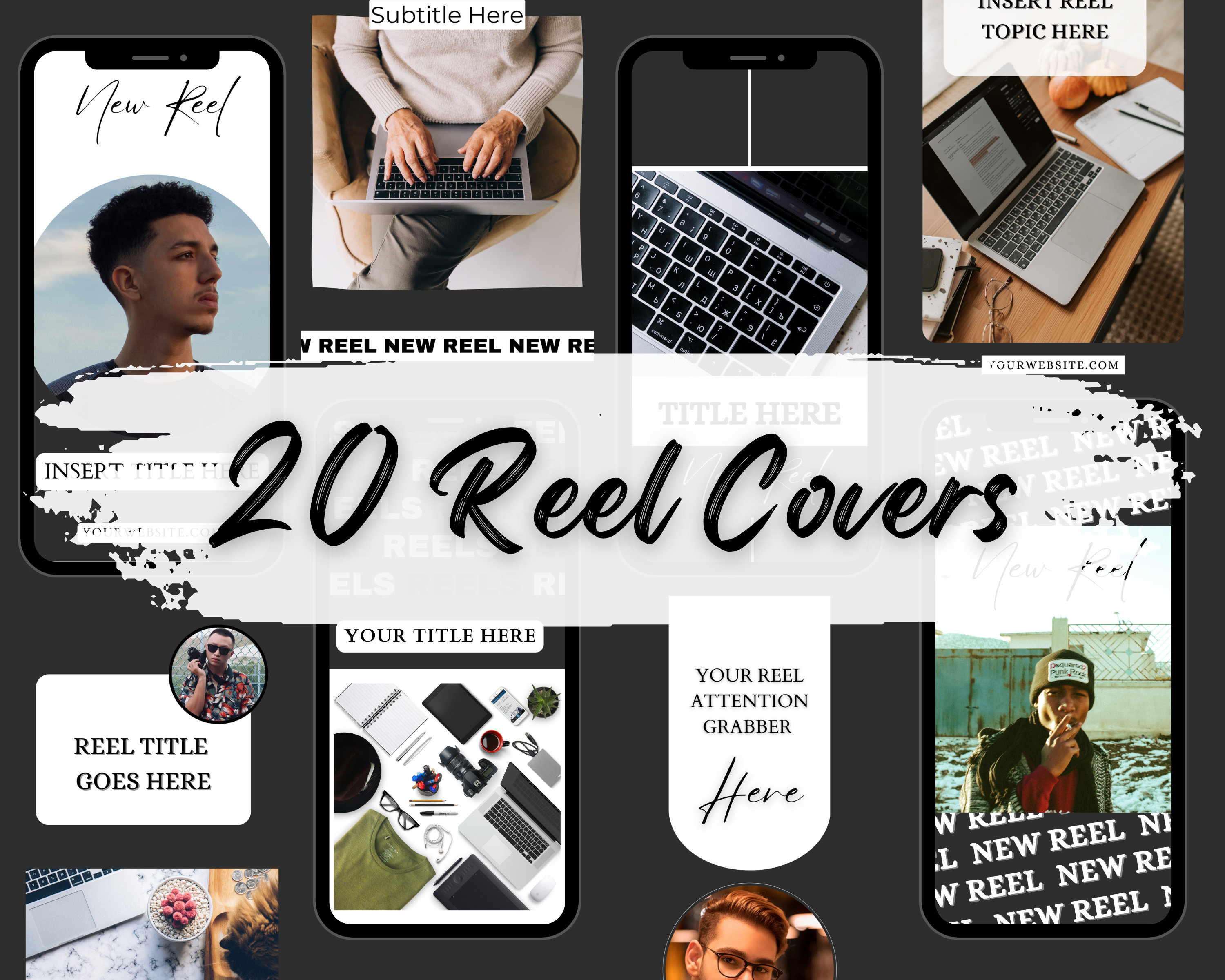 20 Minimalist Reel Covers - Etsy