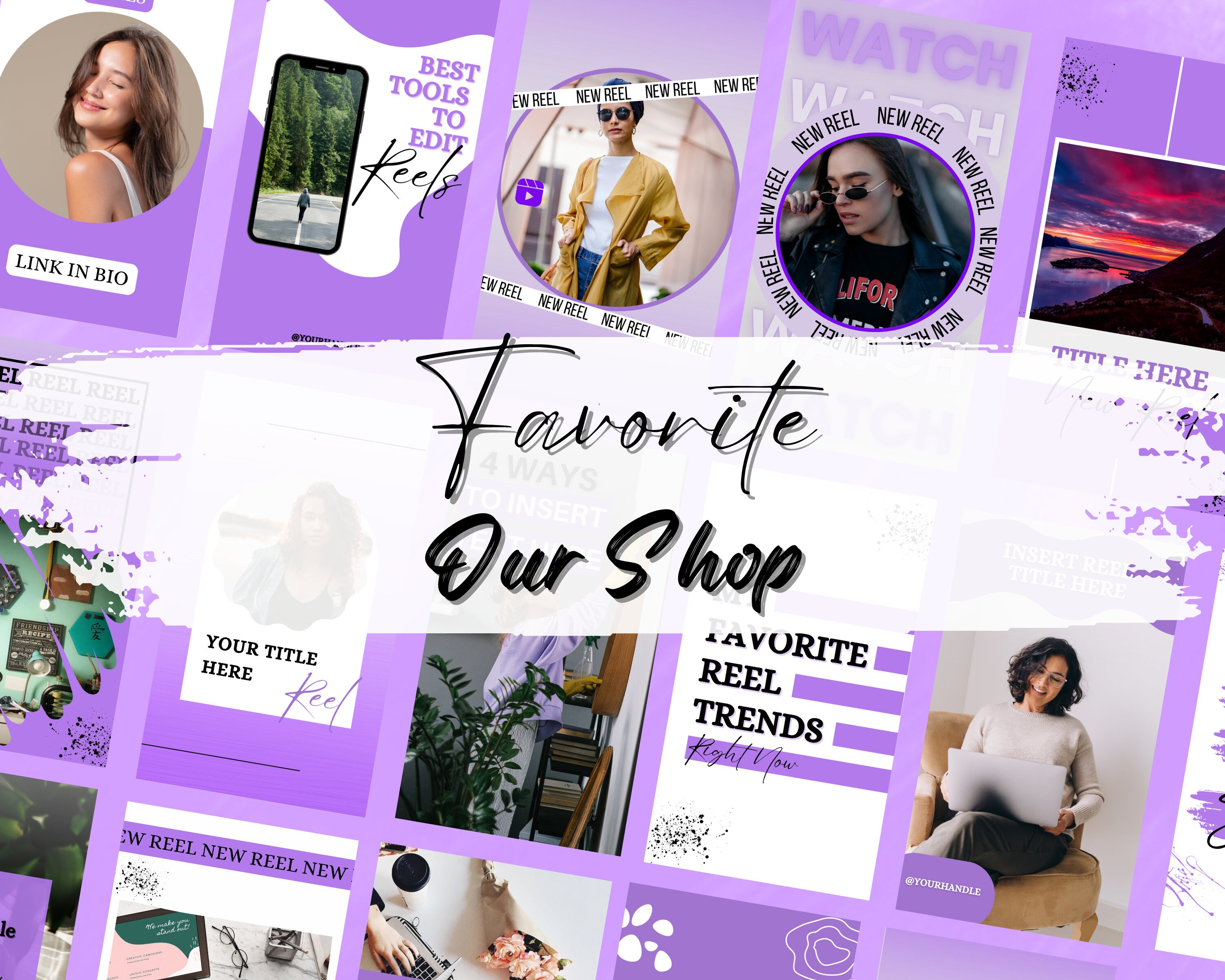 20 Purple Lavender Reel Covers - Etsy