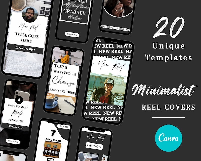 20 Minimalist Reel Covers - Etsy