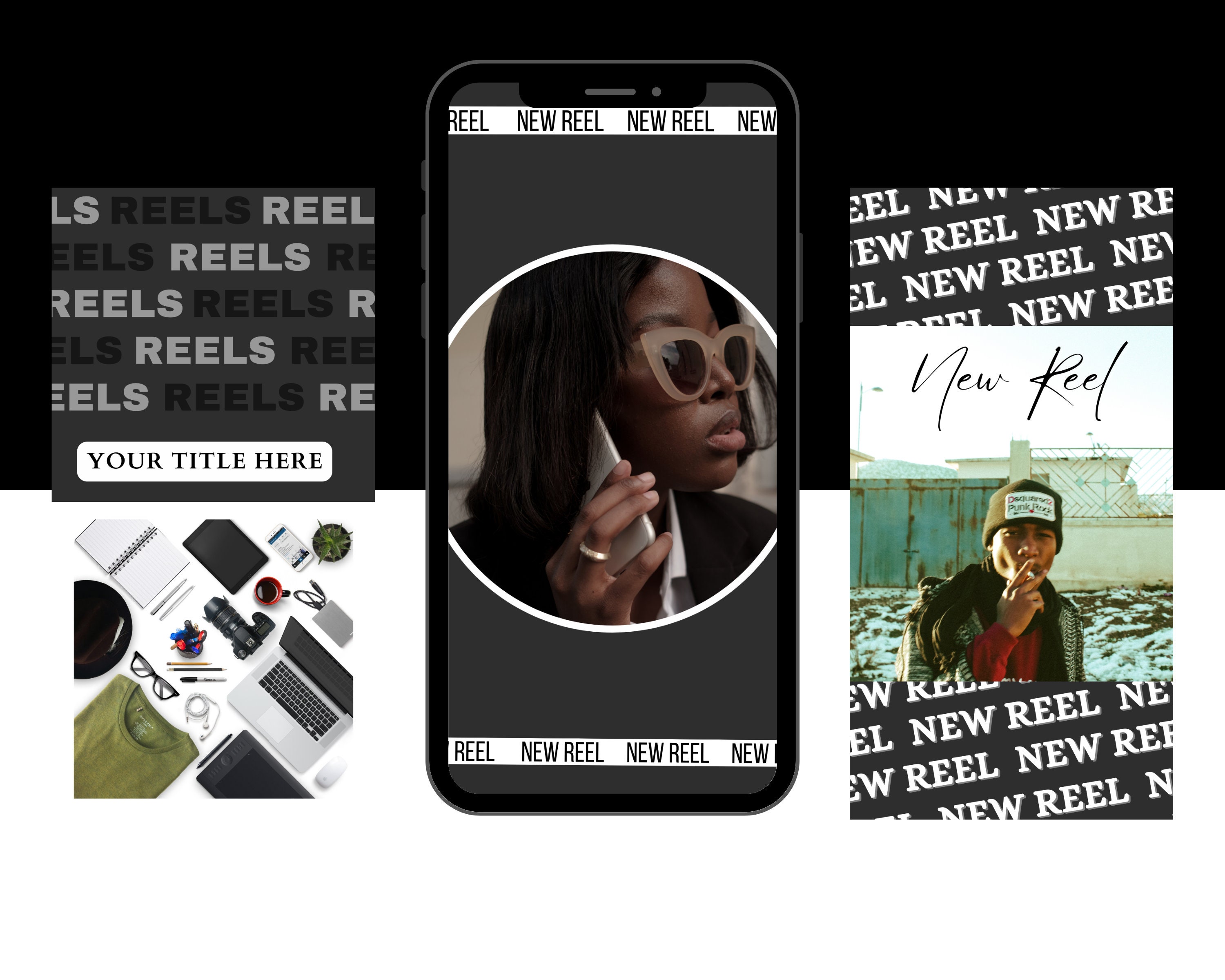 20 Minimalist Reel Covers - Etsy