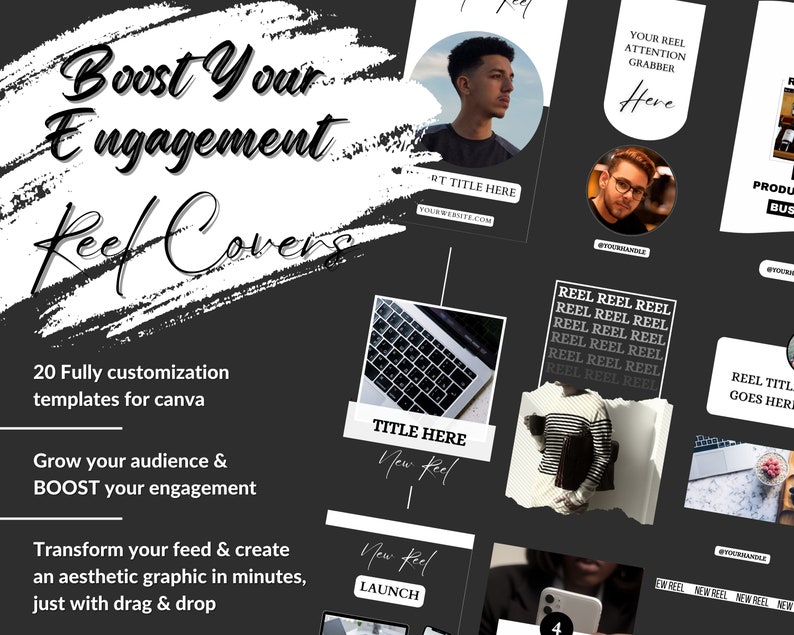 20 Minimalist Reel Covers - Etsy