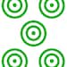 Colorful Bullseye Target Set - 10 Printable Targets for Fun & Games ...