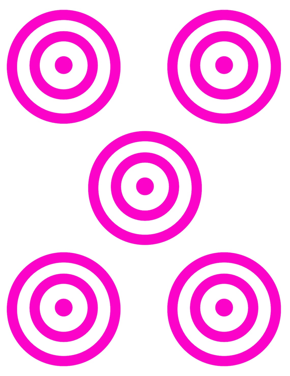 Printable Targets, Bullseye Target, Toy Target, Practice Target, Bulls ...