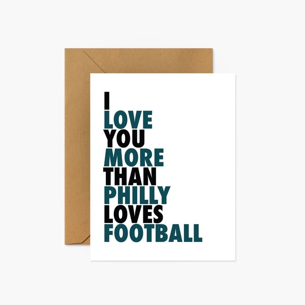 Philadelphia Eagles Greeting Card - Etsy