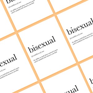 Bisexual Definition Pride Greeting Card - Etsy