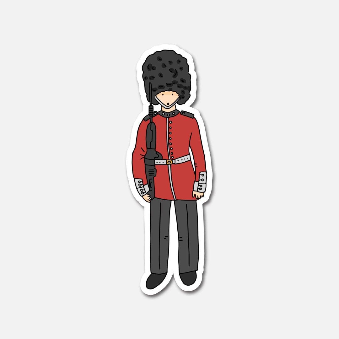 King's Guard London Travel Sticker - Etsy
