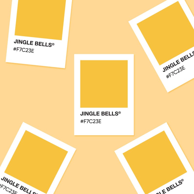 Jingle Bells - Color Palette Sticker - Etsy