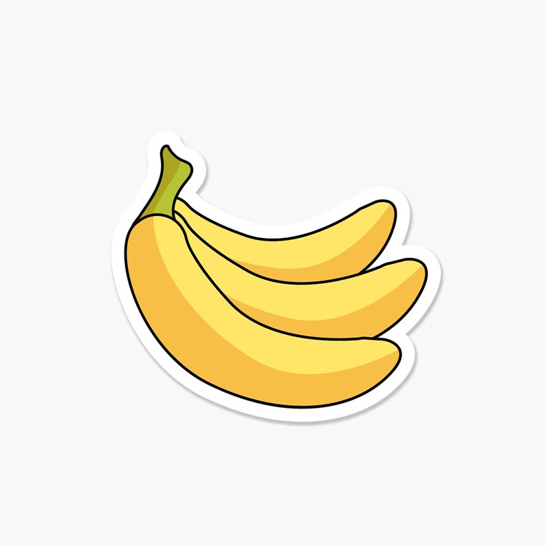 Bunch of Bananas - Food Sticker - Etsy